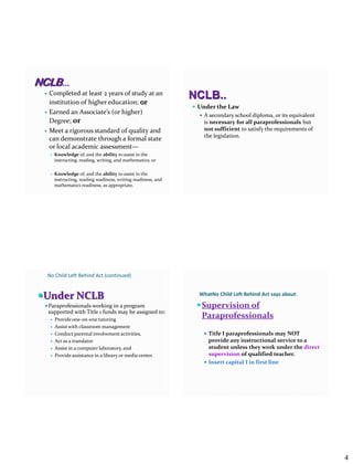 Nrcp conference credentialingofparas1 | PDF