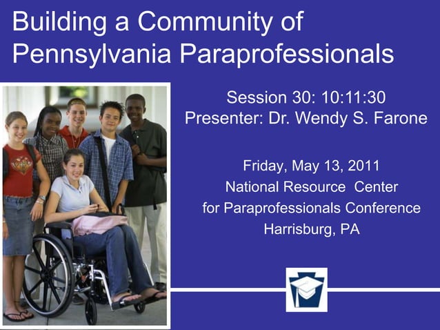 Building a Community of Pennsylvania Paraprofessionals | PPTX ...