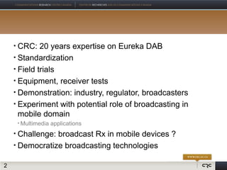 CRC FM TwoO presented to NRSC | PPT