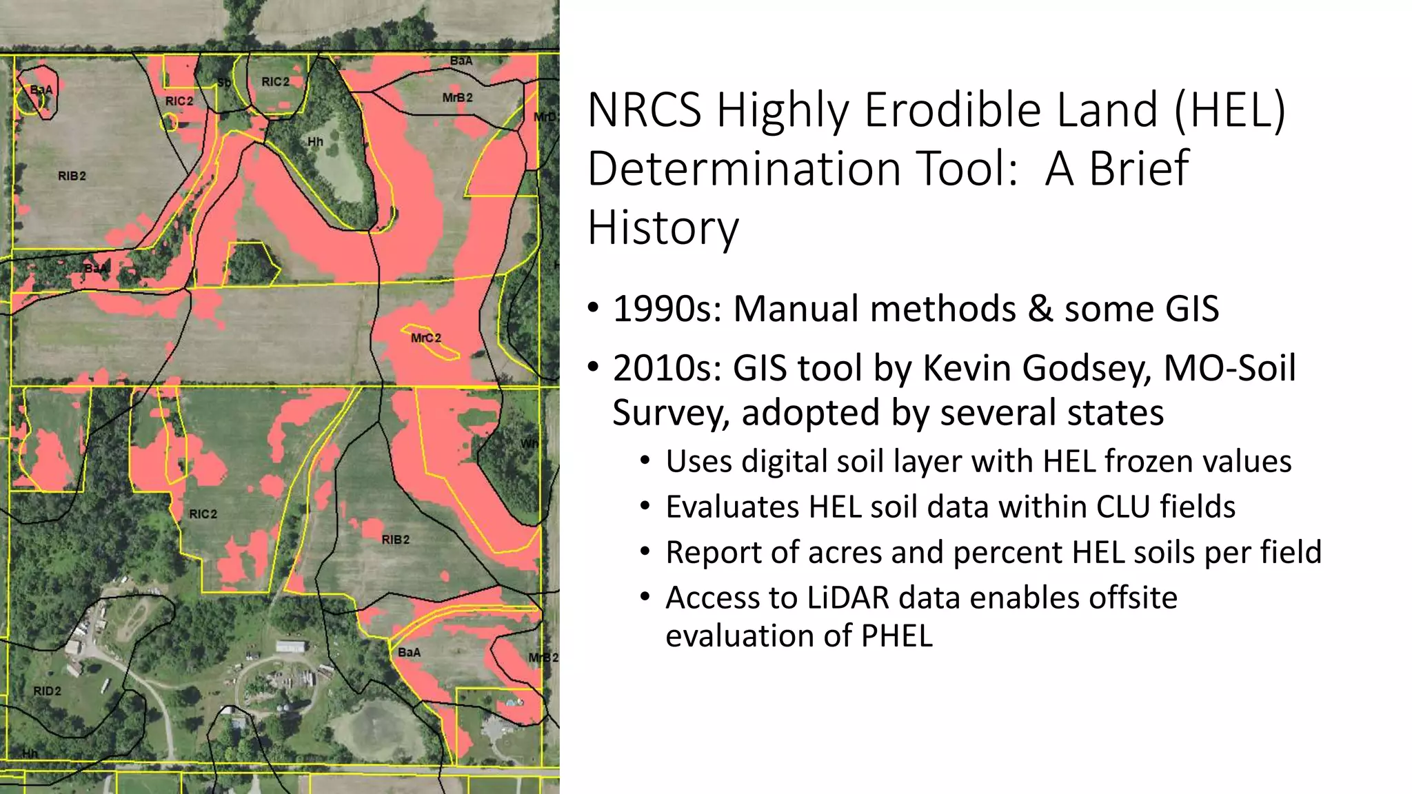NRCS Highly Erodible Land Determination Tool | PPTX