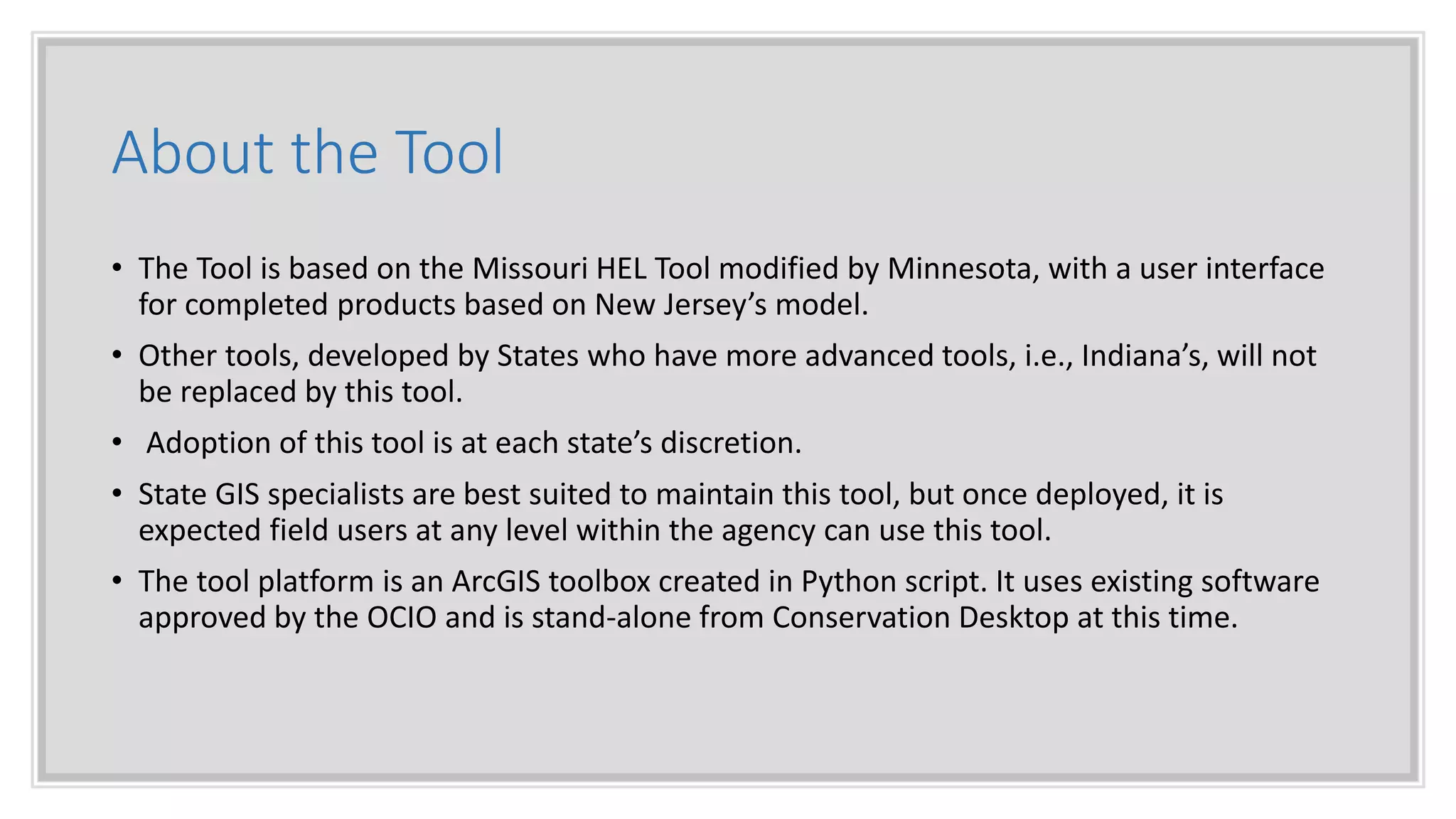 NRCS Highly Erodible Land Determination Tool | PPTX