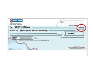 Different Types of Cheque | PPTX