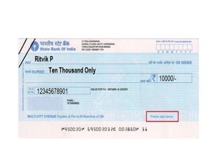 Different Types of Cheque | PPTX