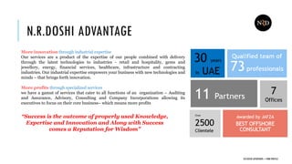 N R Doshi & Partners | PPT