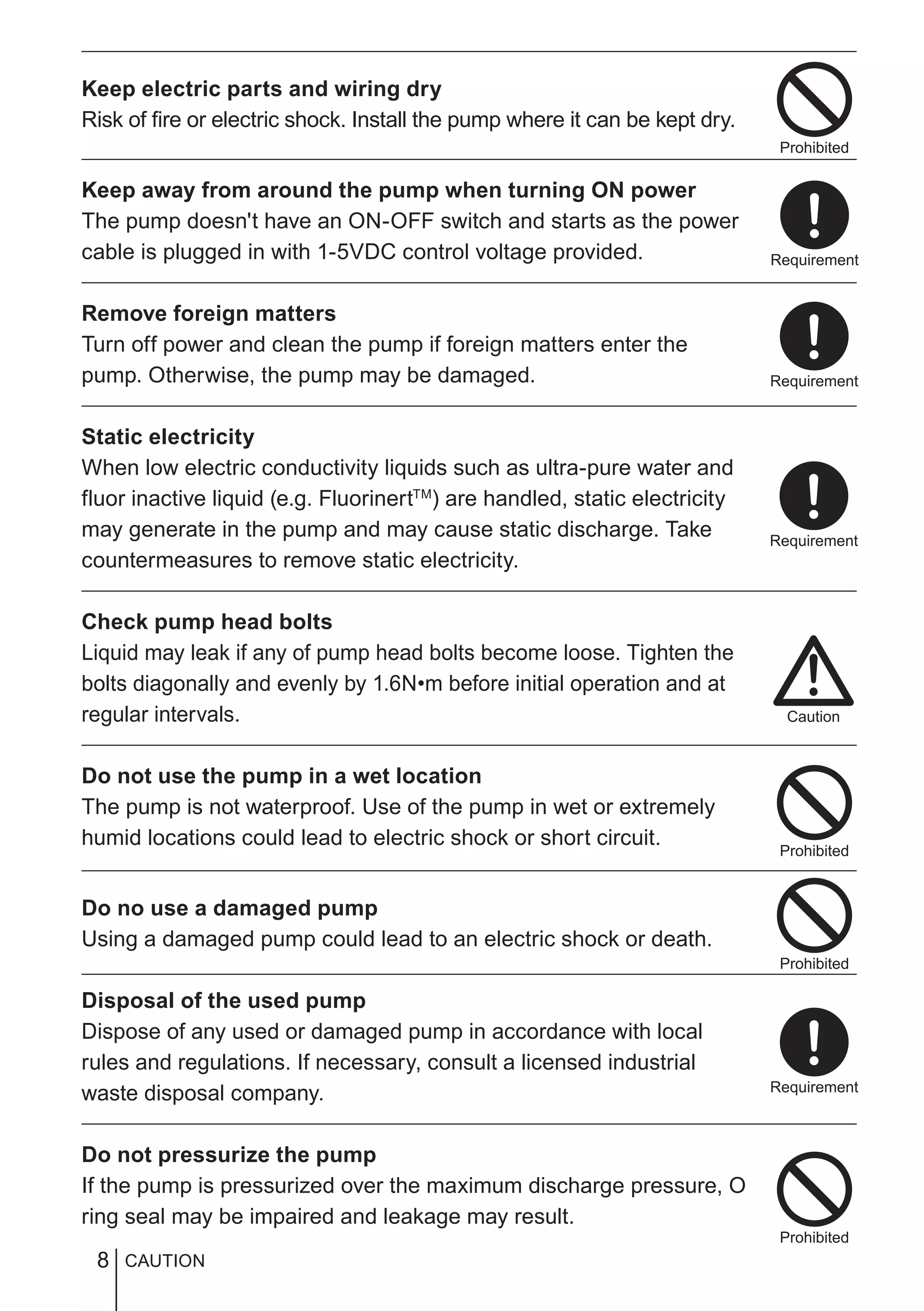 NRD Series Direct Drive Pump Manual | PDF