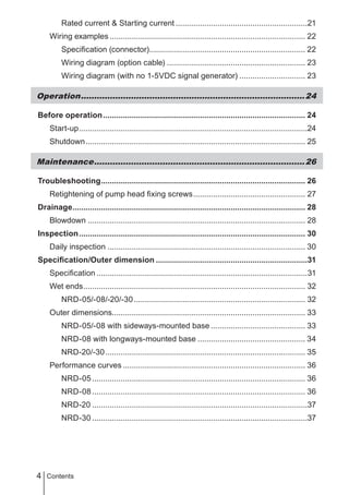 NRD Series Direct Drive Pump Manual | PDF