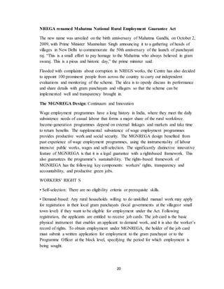 Nrega a case study | DOCX