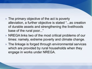 Nrega – Drought mitigation measures | PPTX
