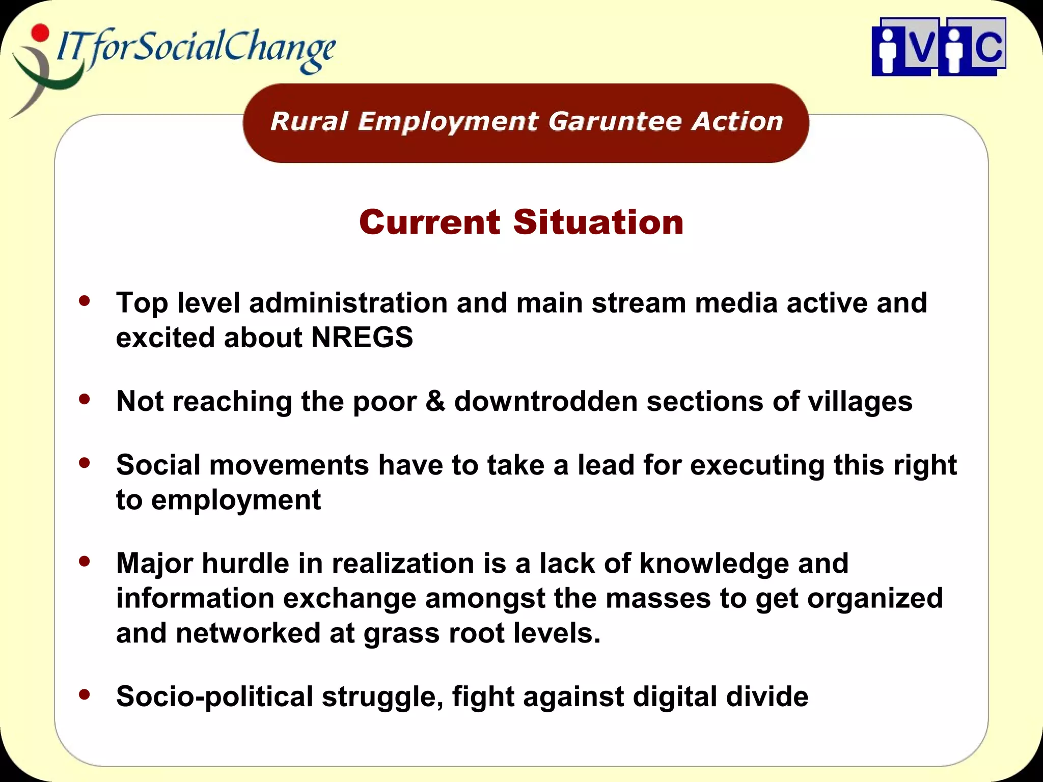 Nregs action presentation | PPT