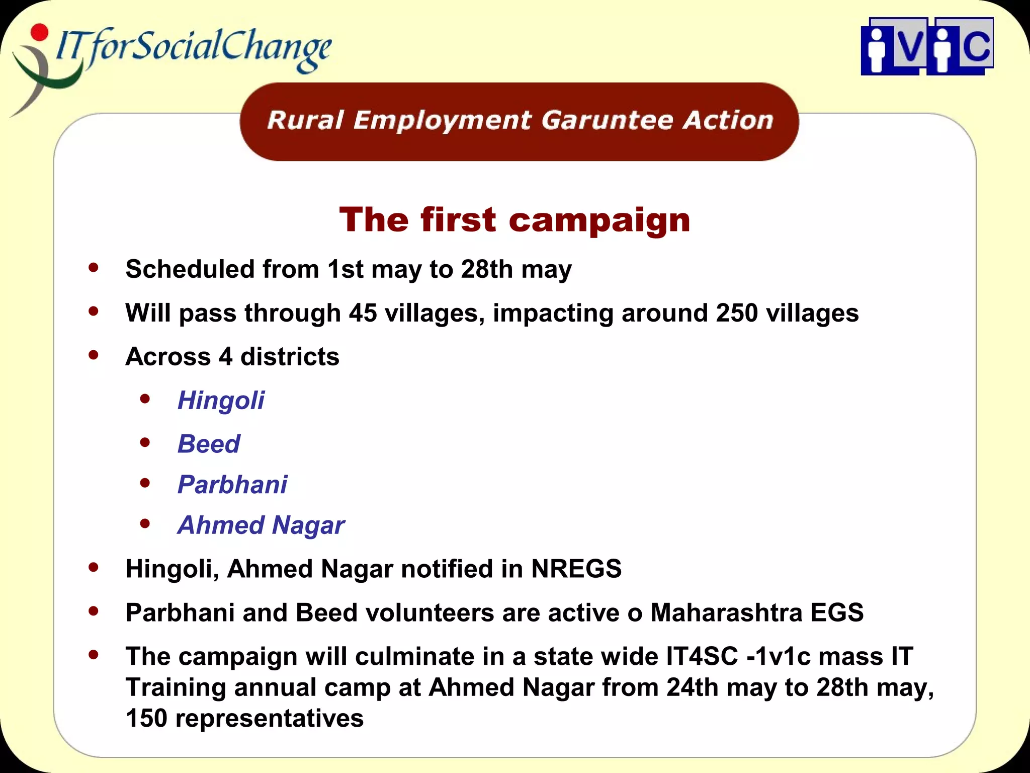 Nregs action presentation | PPT