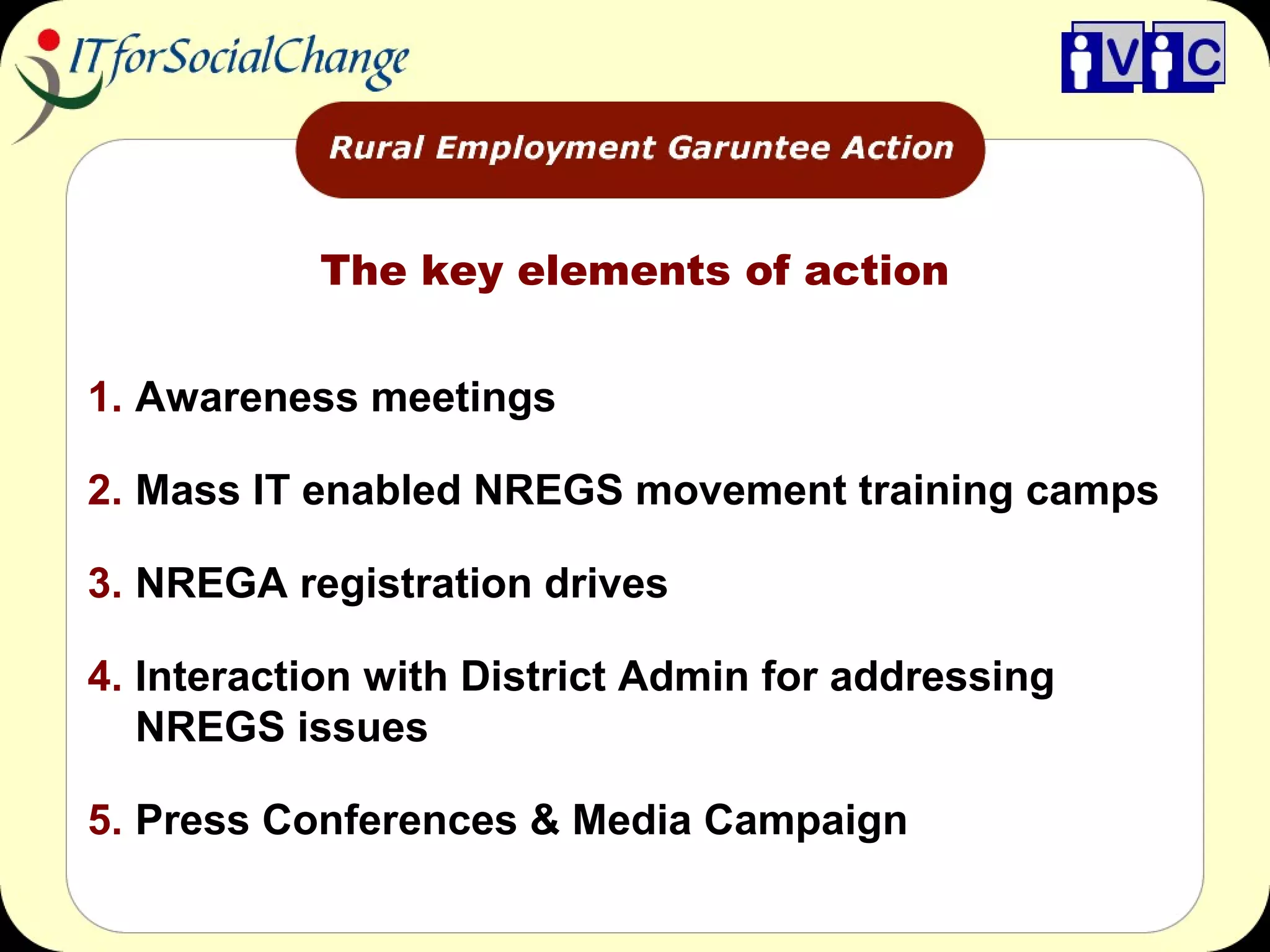 Nregs action presentation | PPT