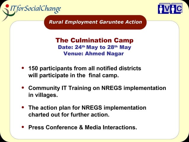 Nregs action presentation | PPT