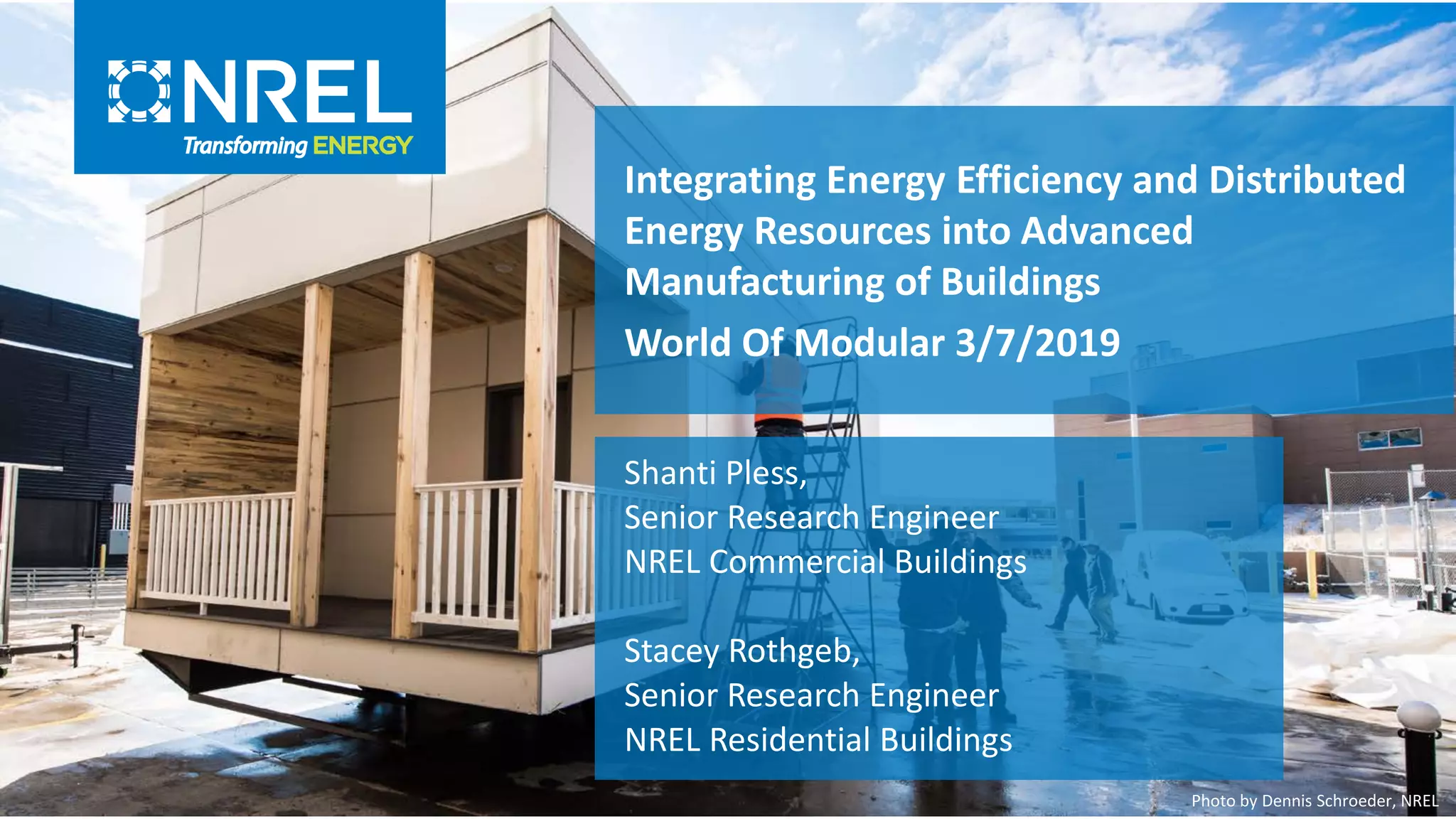 Integrating Energy Efficiency into the Emerging Off-site modular ...