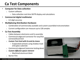 Nrel’s e ca test | PPT