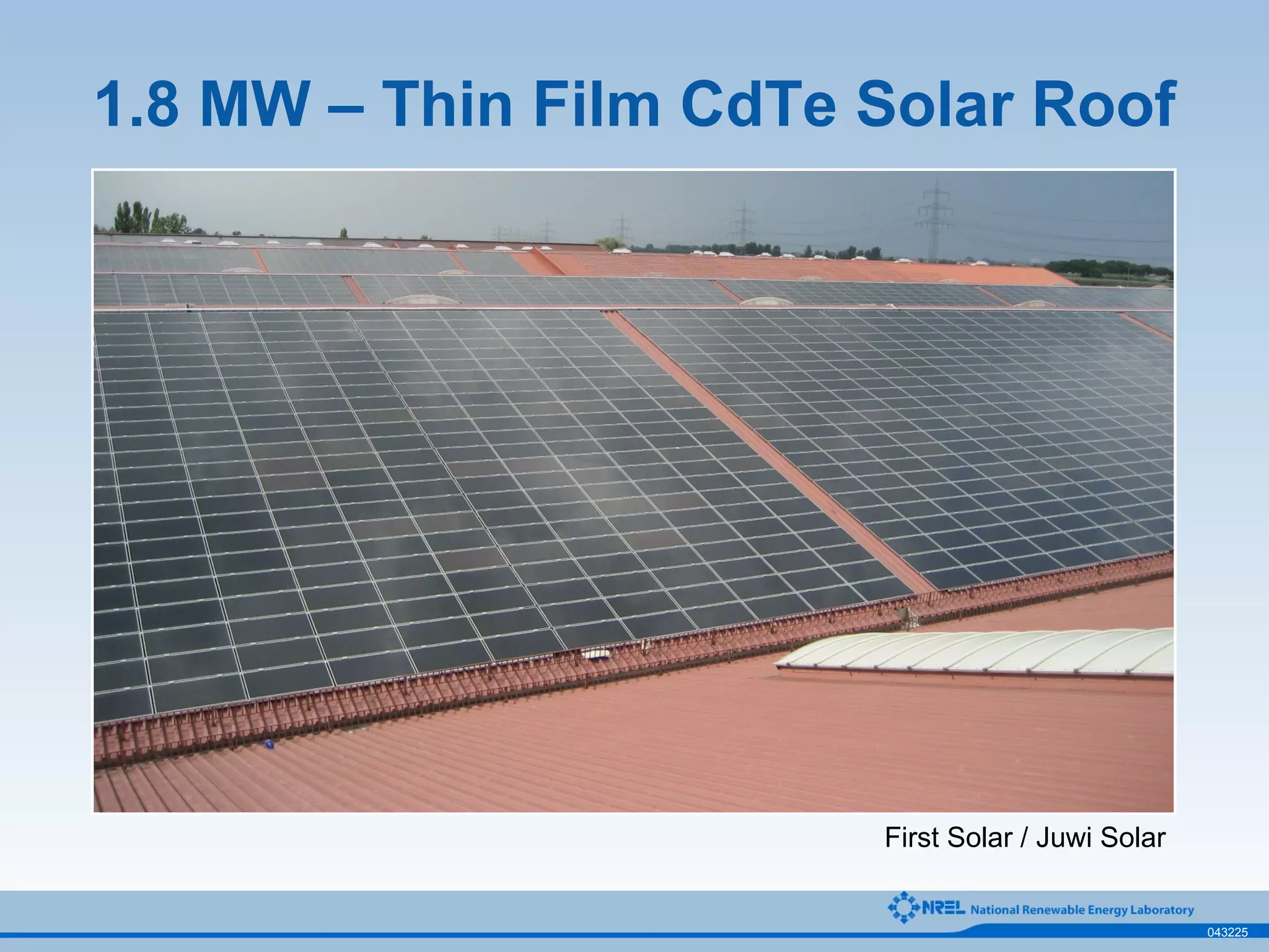 NREL Solar Technology Overview | PPT