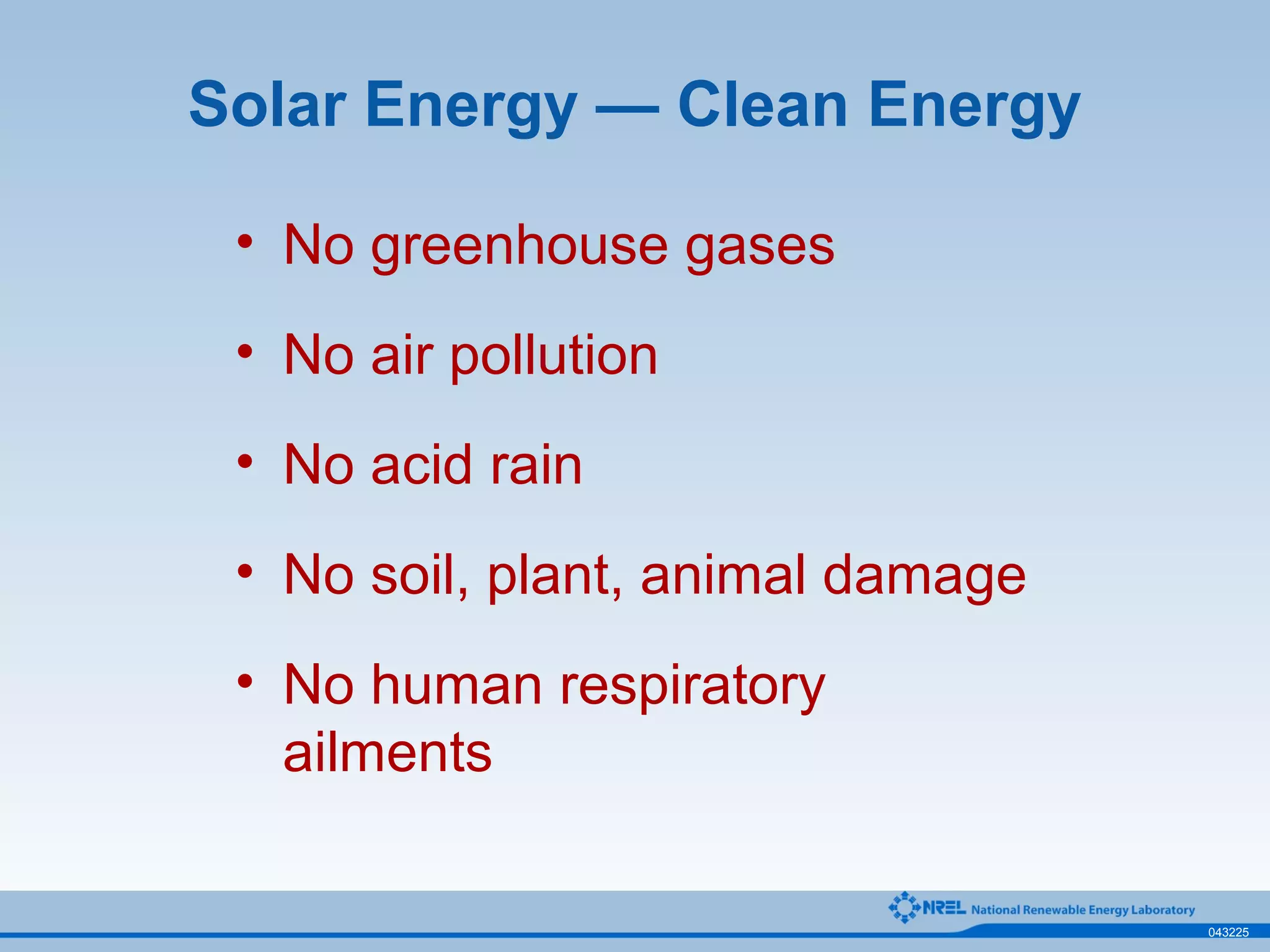 NREL Solar Technology Overview | PPT