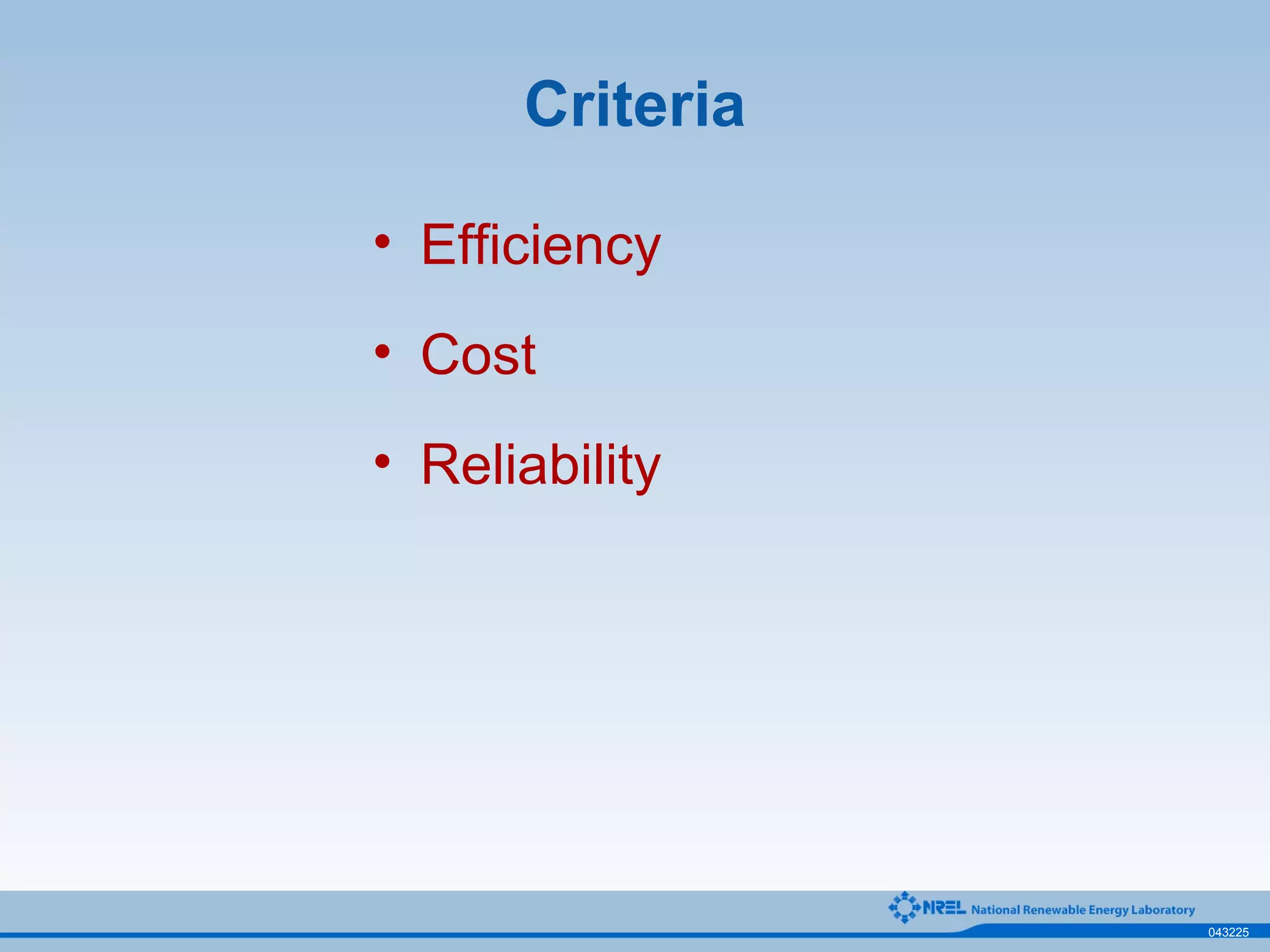 NREL Solar Technology Overview | PPT