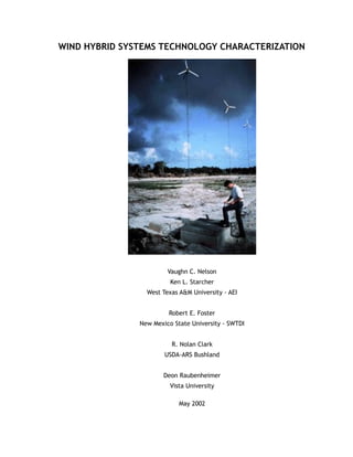 NREL wind diesel hybrid system | PDF