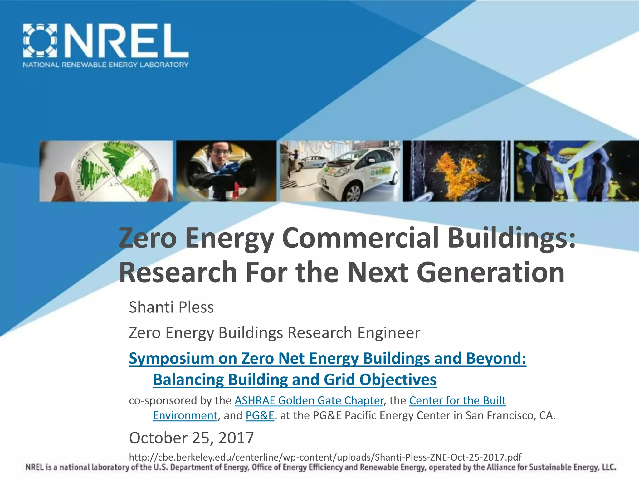 Zero Energy Commercial Buildings: Research For the Next Generation | PDF