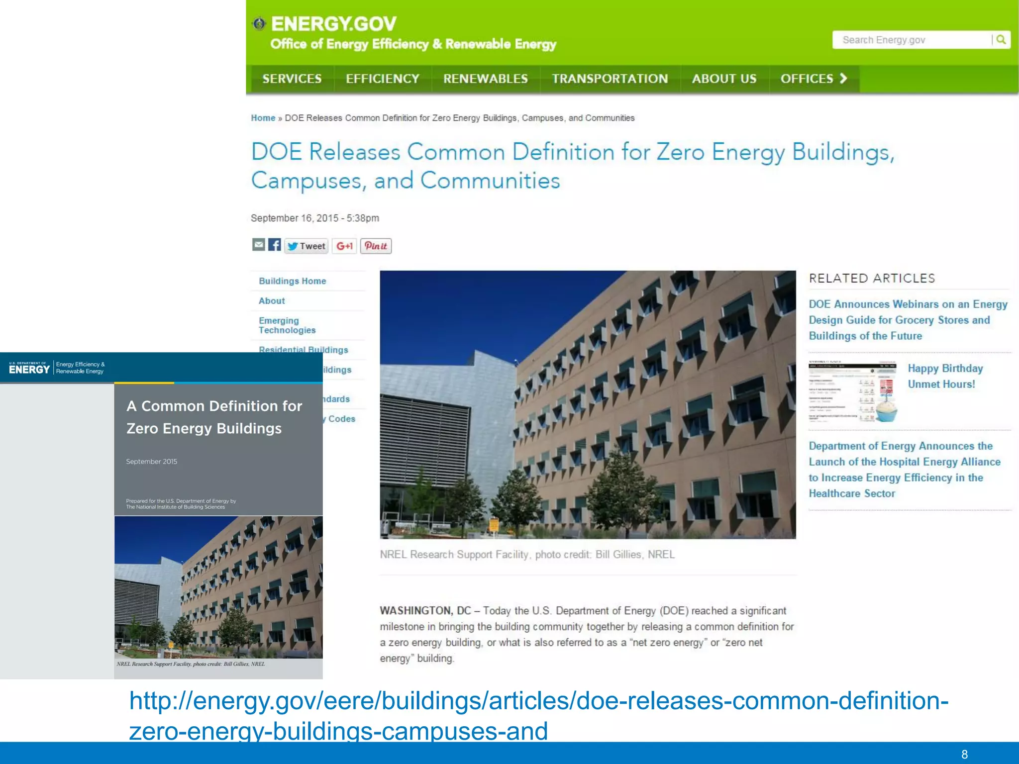 Zero Energy Commercial Buildings: Research For the Next Generation | PDF