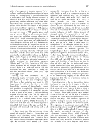 Nrf2: A Guardian of Healthspan and Gatekeeper of Species Longevity ...