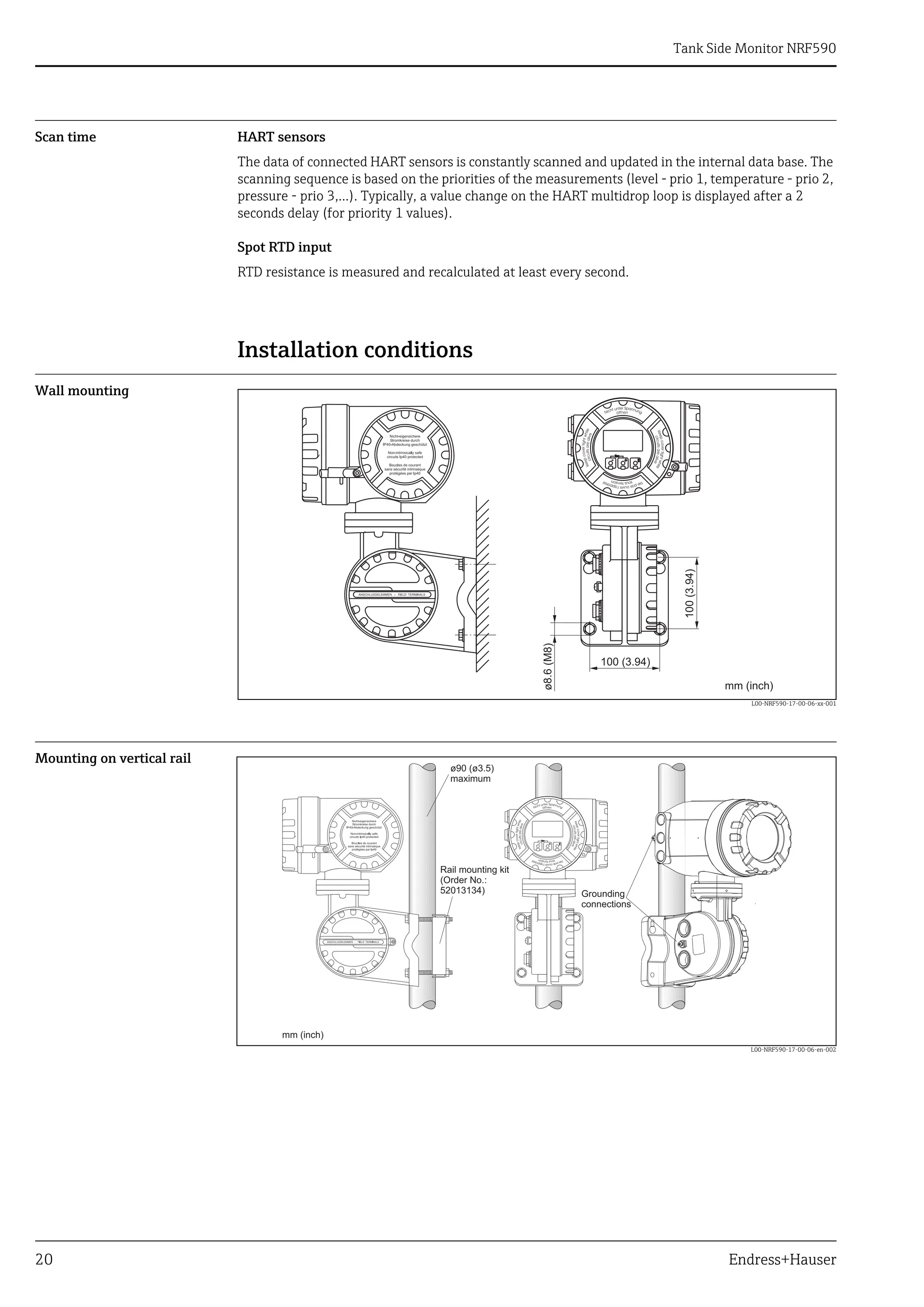 Tank Side Monitor NRF590 Inventory Control Field device for tank sensor operation and monitoring ...