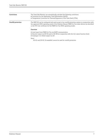 Tank Side Monitor NRF590 Inventory Control Field device for tank sensor ...