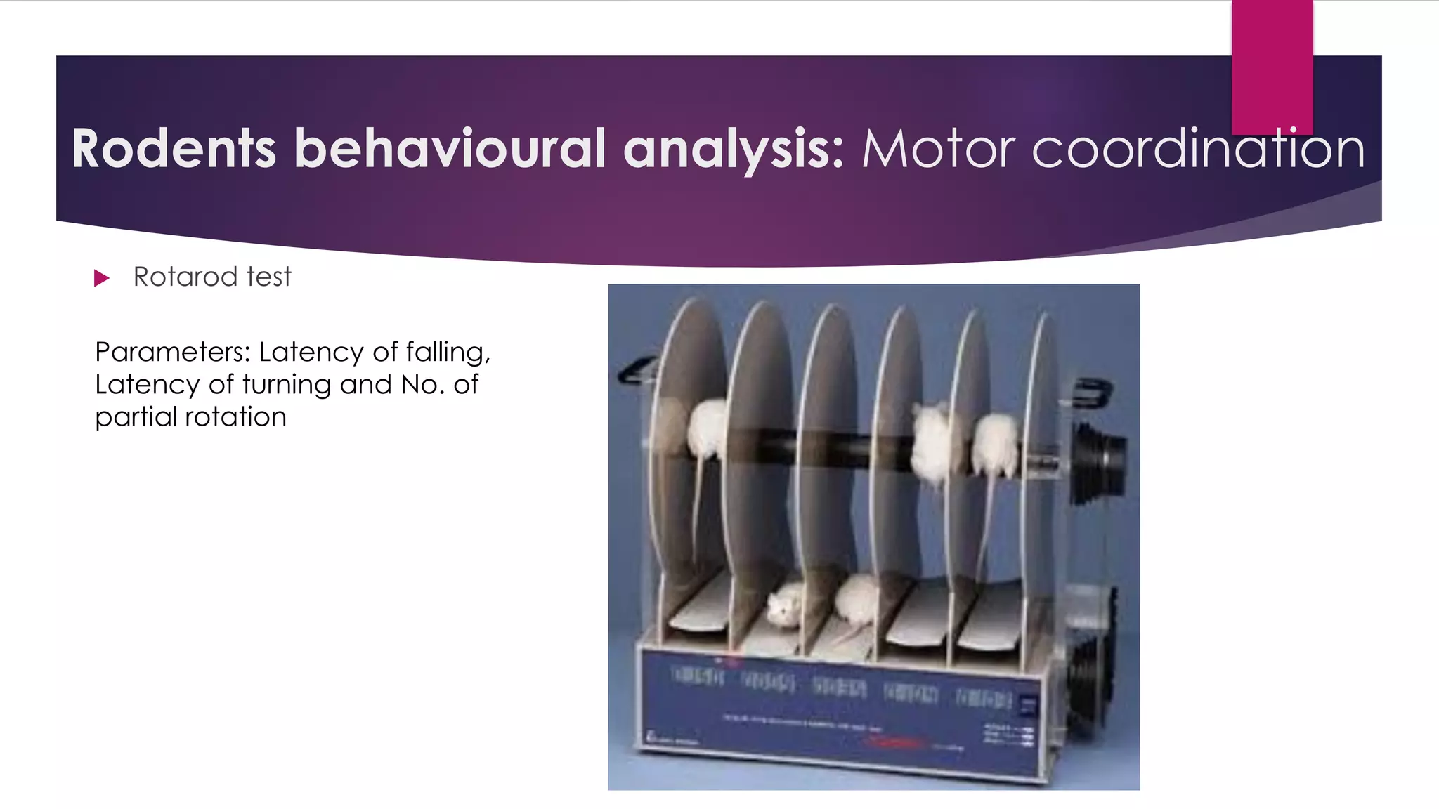 Behavioral Assessment in Rodents:Excellent protocols for neuroscientists with limited resources ...