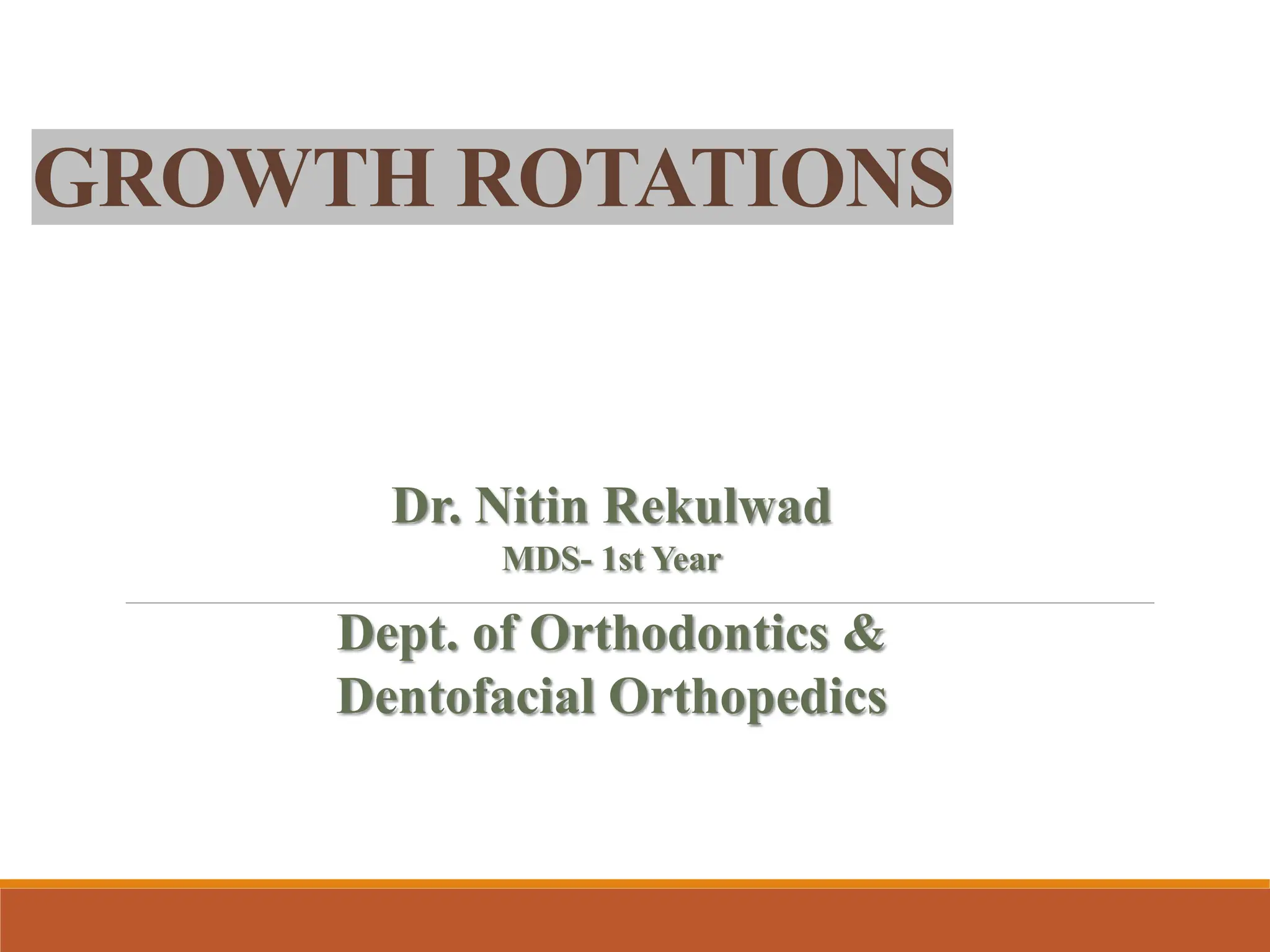 Growth Rotation NR | PPTX