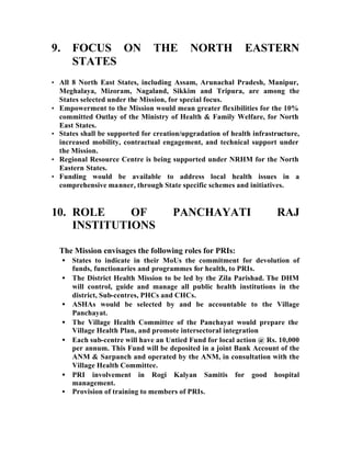 National Rural Health Mission | PDF