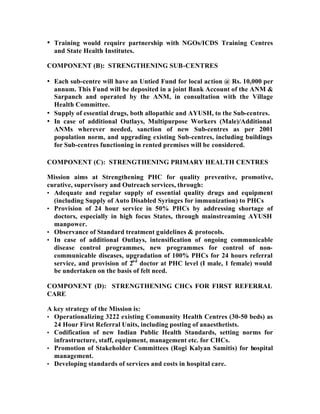 National Rural Health Mission | PDF