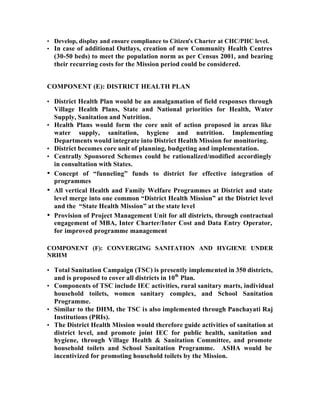 National Rural Health Mission | PDF