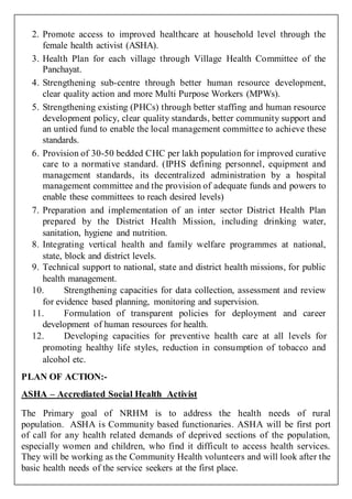 NRHM for M.Sc. Nursing | DOCX