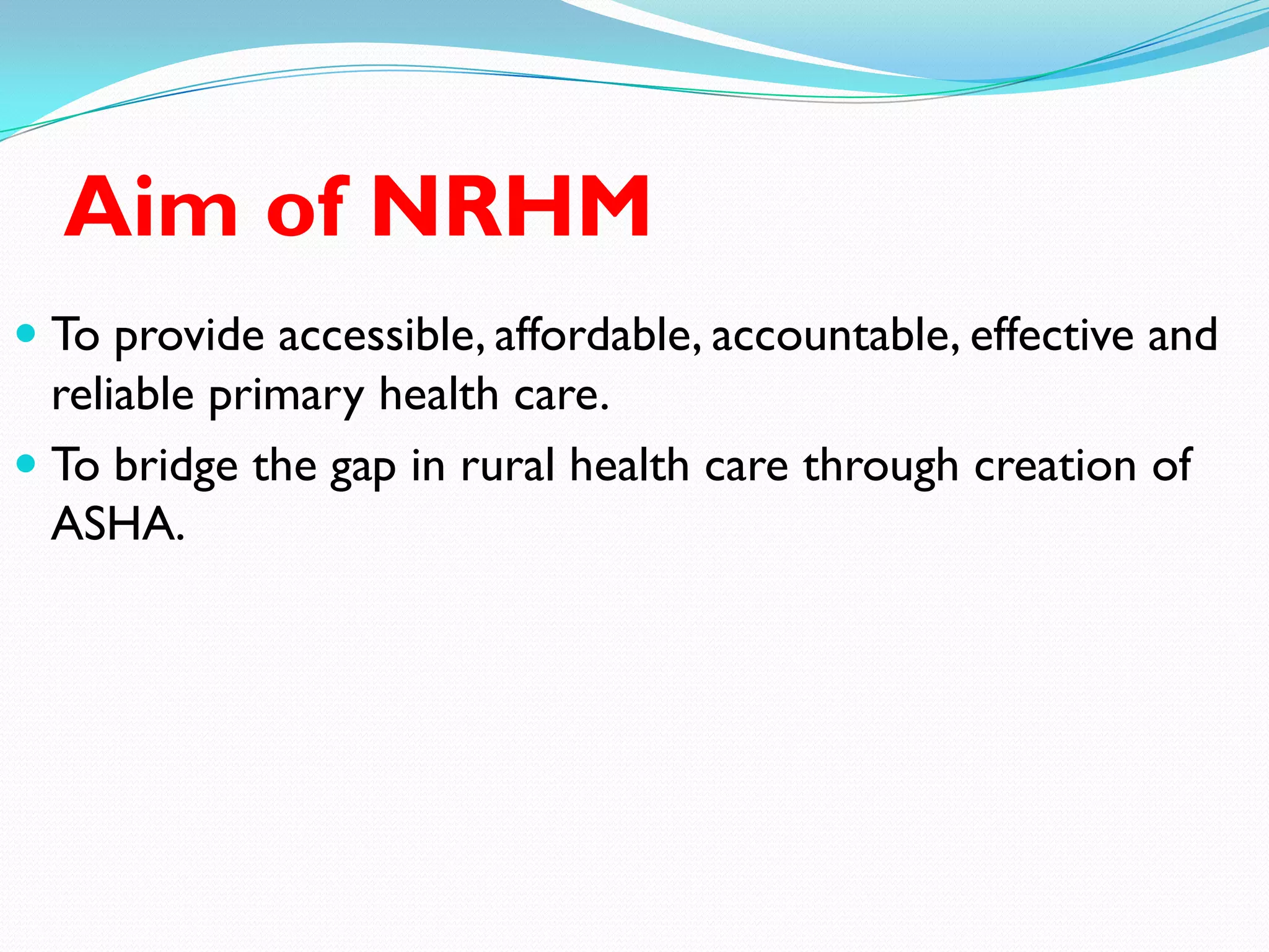 National Rural Health Mission | PDF