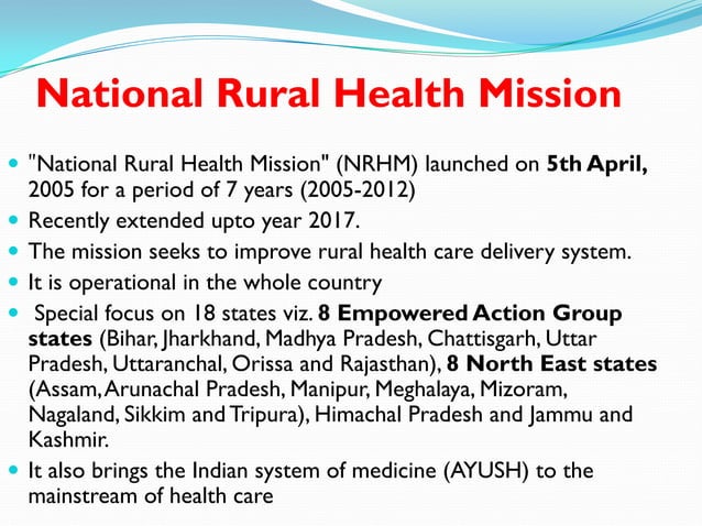 National Rural Health Mission | PDF | Healthcare Industry | Industries