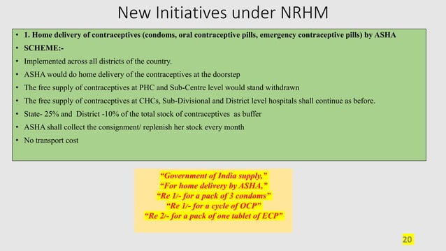 National Health Rural Mission | PPTX | Healthcare Industry | Industries