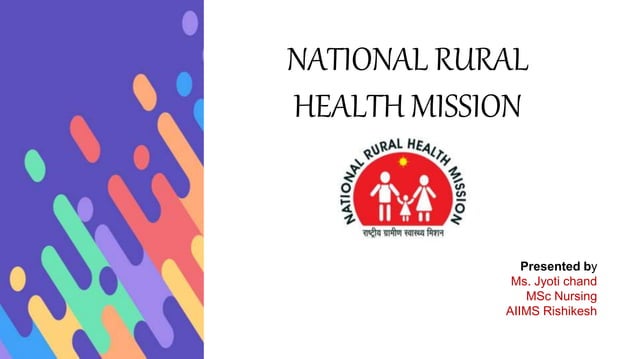 National Rural Health Mission(NRHM).pptx