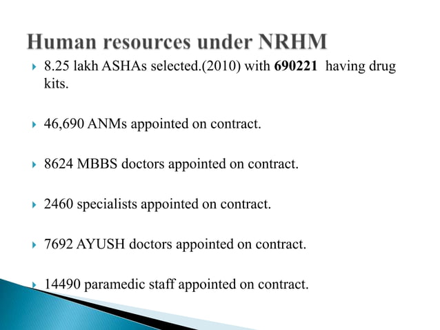 Nrhm a critical review after its completion of | PPTX