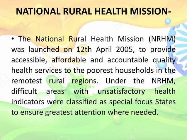NRHM & NUHM | PPTX