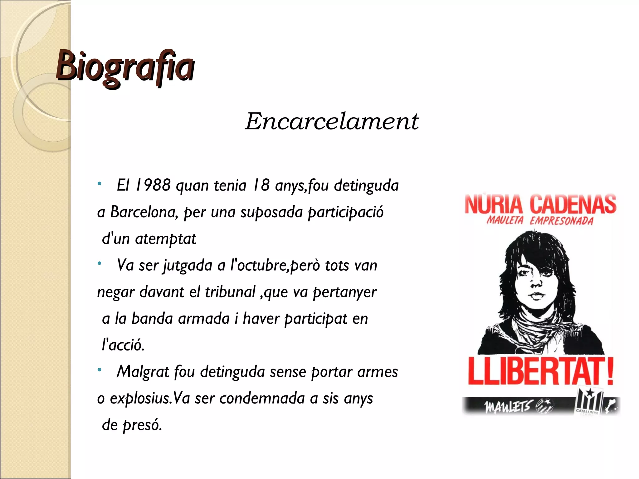 Biografia de Nuria cadenes | PPT