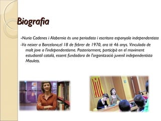 Biografia de Nuria cadenes | PPT