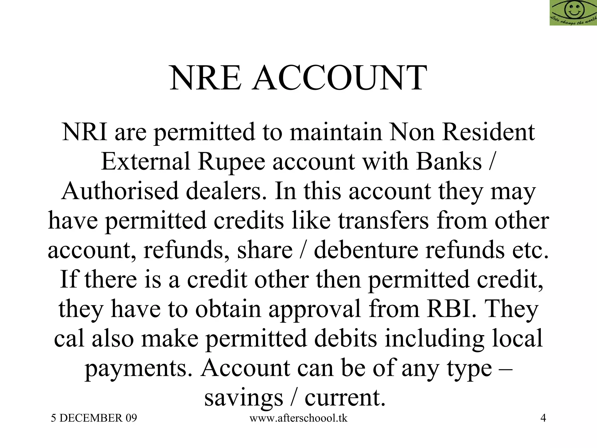 Nri Accounts And Facilities | ODP