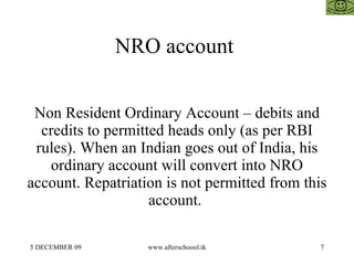 Nri Accounts And Facilities | ODP