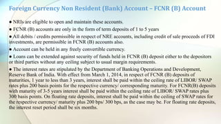 Nri accounts and its types | PPTX