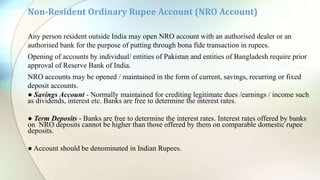 Nri accounts and its types | PPTX