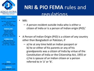 Nri and pio | PPT