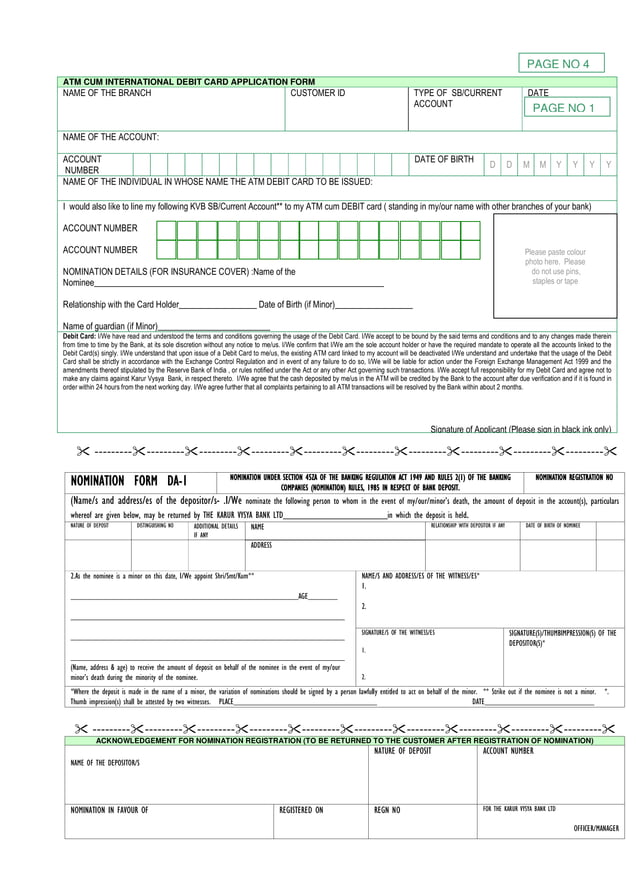 Nri appliation form | PDF | Credit Cards | Personal Debt