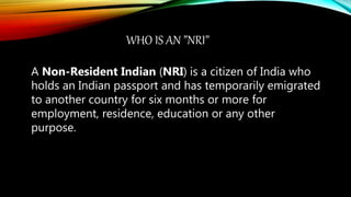Nri banking | PPTX