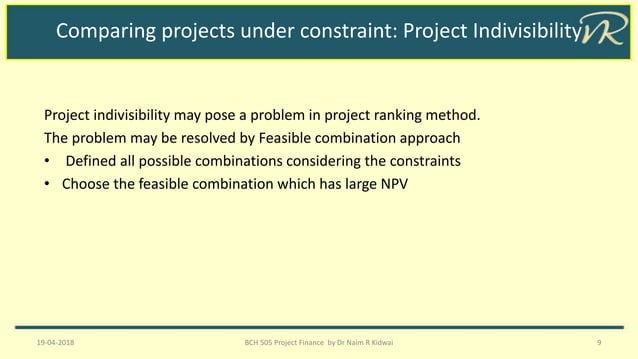 multiple projects and constraints | PDF | Business Accounting & Finance ...