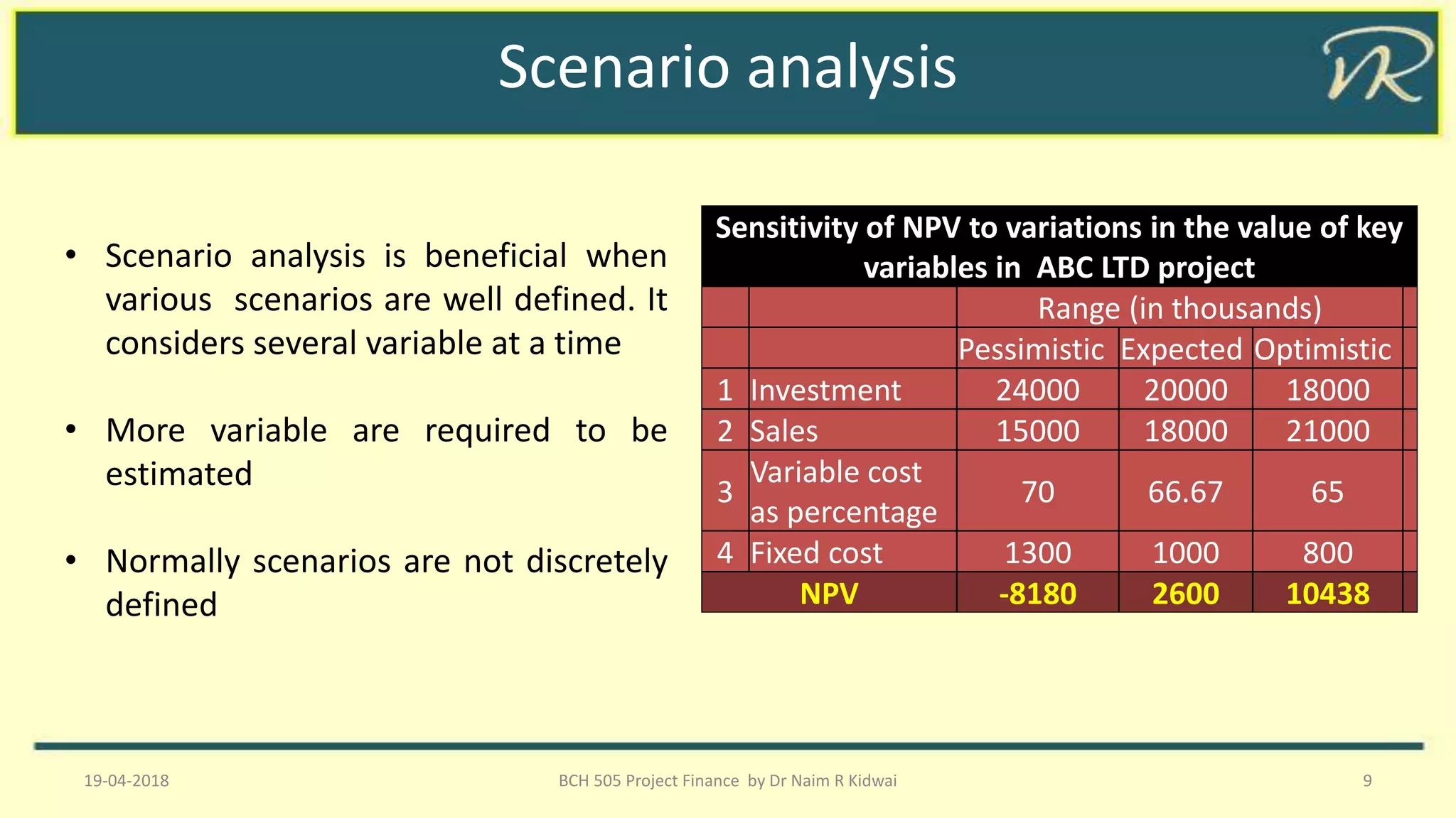 project risk analysis | PDF